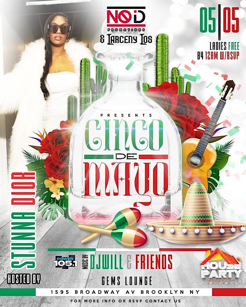 House Party Friday Cinco de Mayo edition, Gems Bar & Event space ...