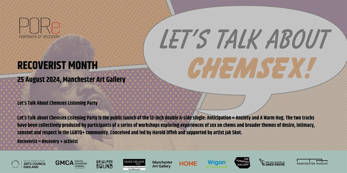 Lets Talk About Chemsex Listening Party Manchester Art Gallery 25