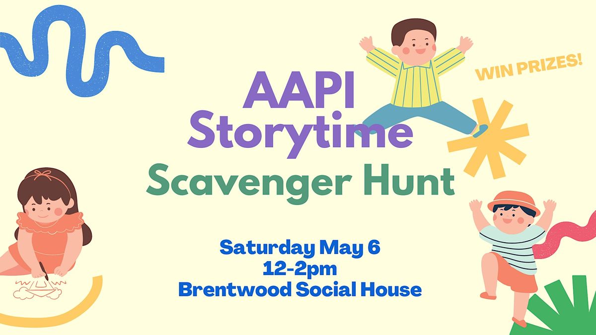 AAPI Storytime & Scavenger Hunt, Brentwood Social House, Austin, 6 May ...