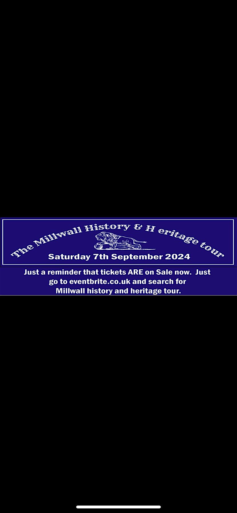 Millwall FC History & Heritage Walking Tour - 25 Years on the Isle of ...