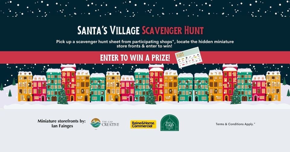Santas Village Scavenger Hunt The Gap Village 20 December 2023