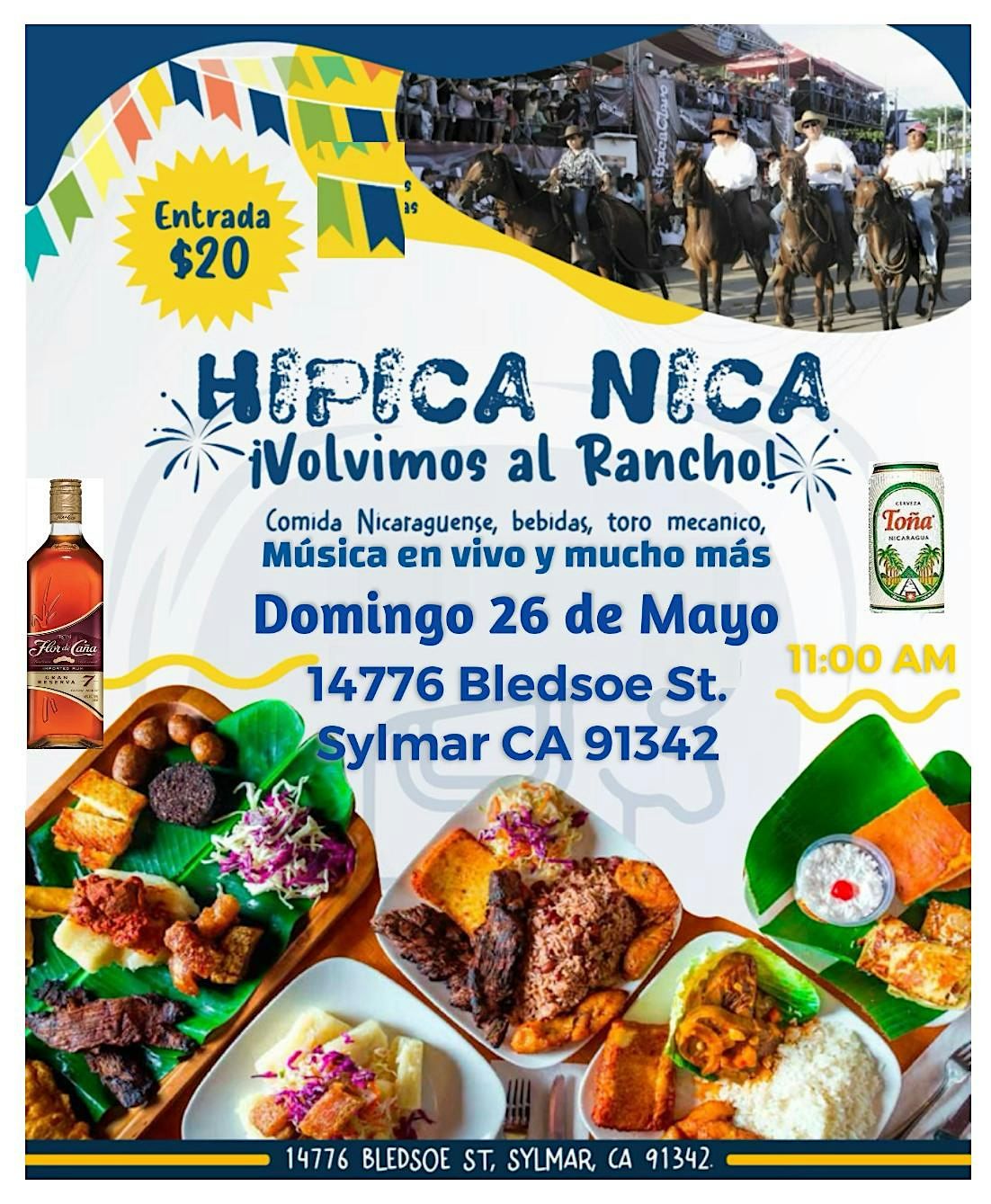 Hípica Nicaragüense Los Angeles, 14776 Bledsoe St, Los Angeles, 26 May ...