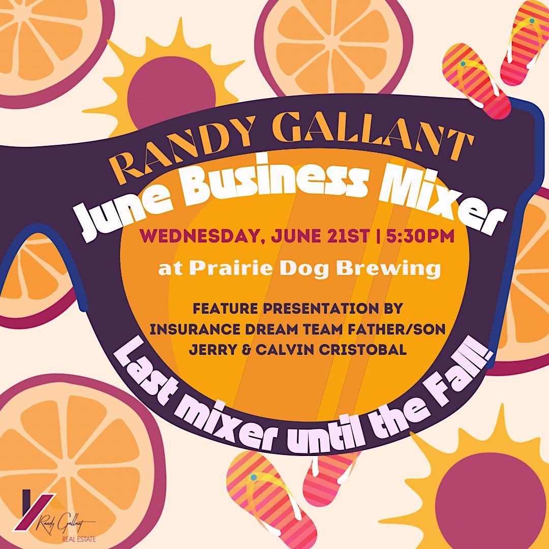 RANDY GALLANT JUNE BUSINESS MIXER, Prairie Dog Brewing, Calgary, 21 ...