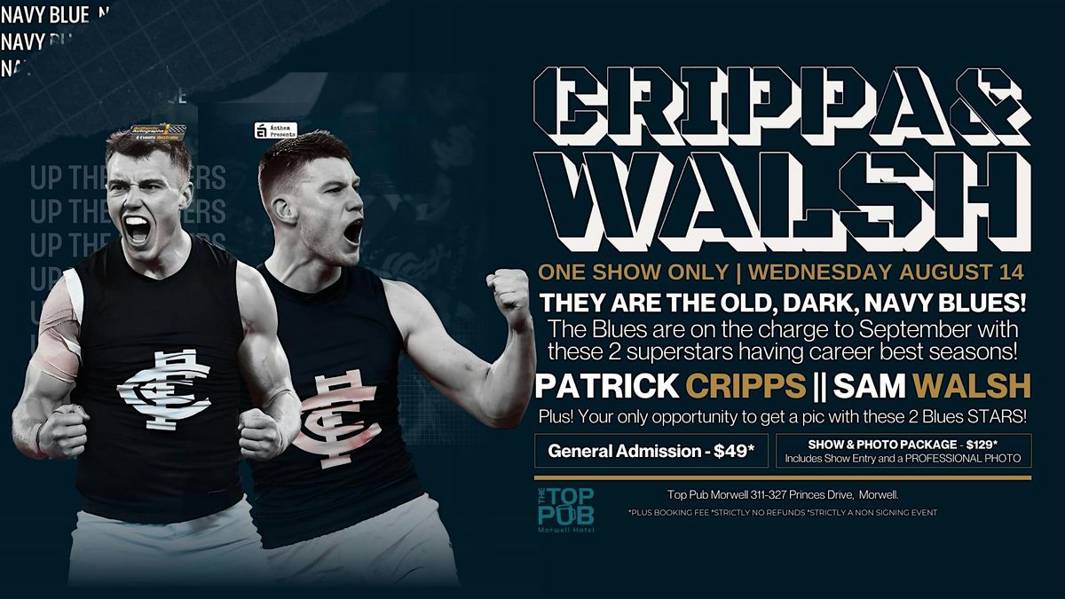BLUES FANS! Crippa & Walsh LIVE at The Top Pub, Morwell!, The Top Pub ...
