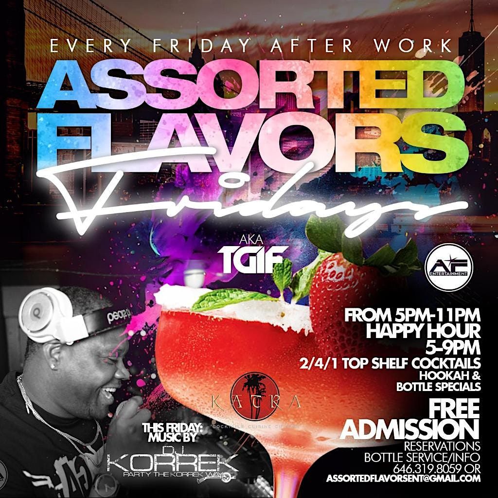 TGIF Fridays at Katra Lounge, Katra Lounge & Event Space, New York, 22 January to 27 December ...