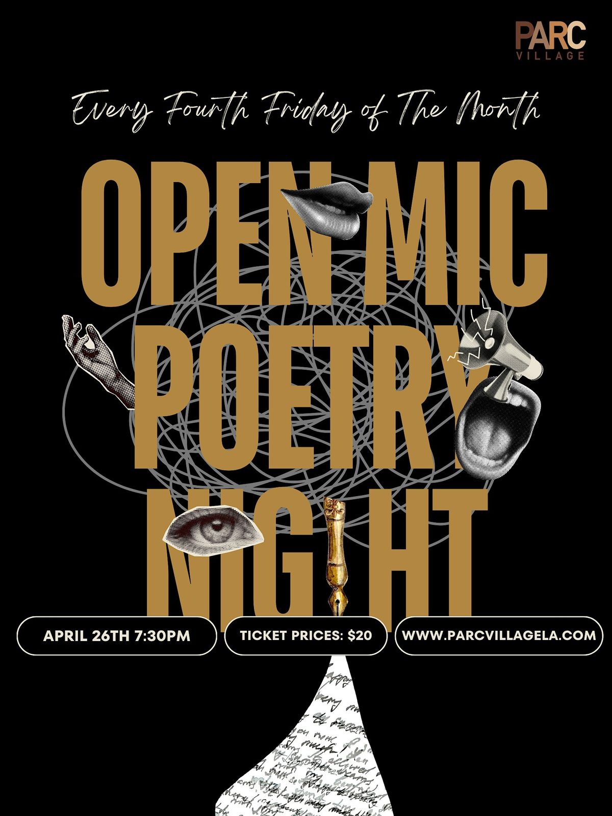 Open Mic Poetry Night: Every 3rd Friday of the Month, Parc Village ...