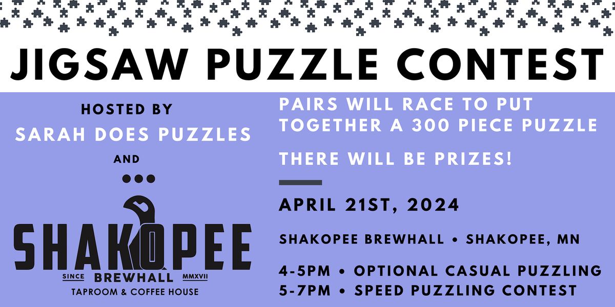 Shakopee BrewHall Jigsaw Puzzle Contest, Shakopee Brewhall - Brewery ...