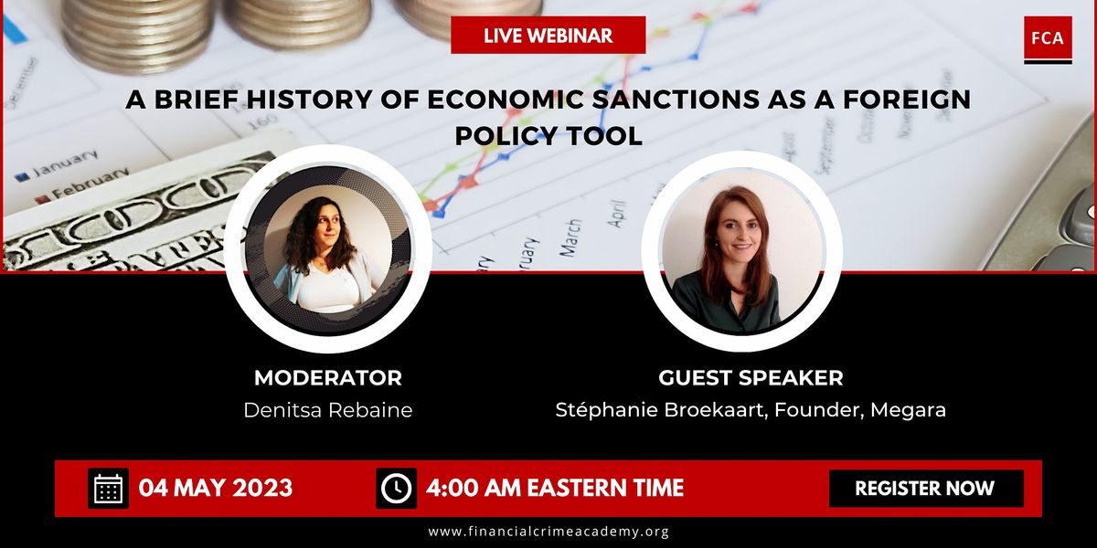 Fca Webinar A Brief History Of Economic Sanctions As A Foreign Policy