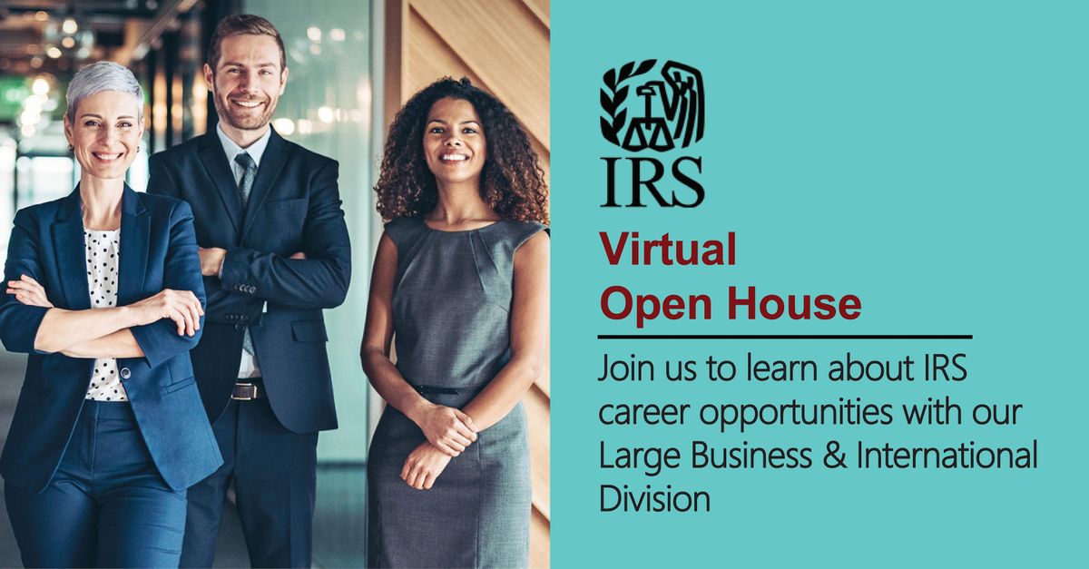 IRS Virtual Open House Featuring Large Business & International ...