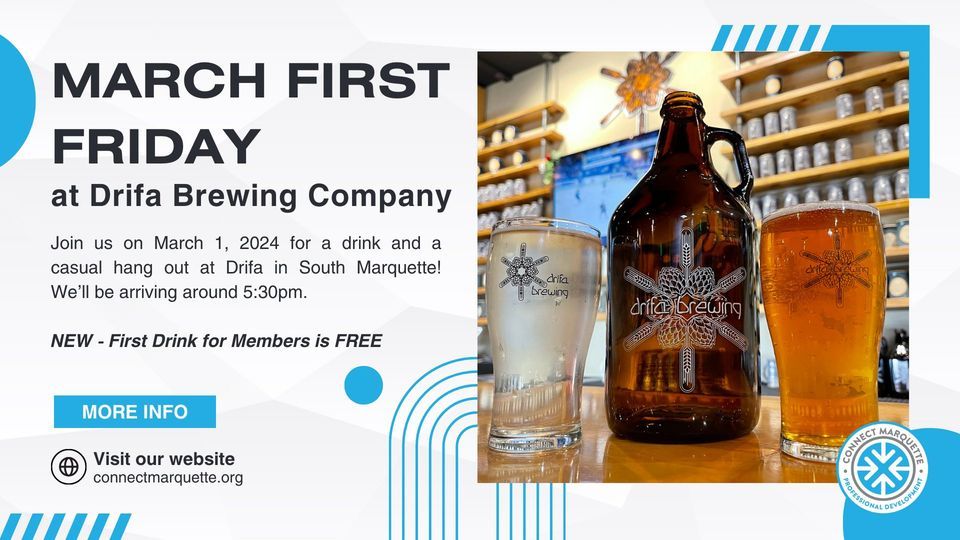 March First Friday - Drifa Brewing Company, Drifa Brewing Company ...