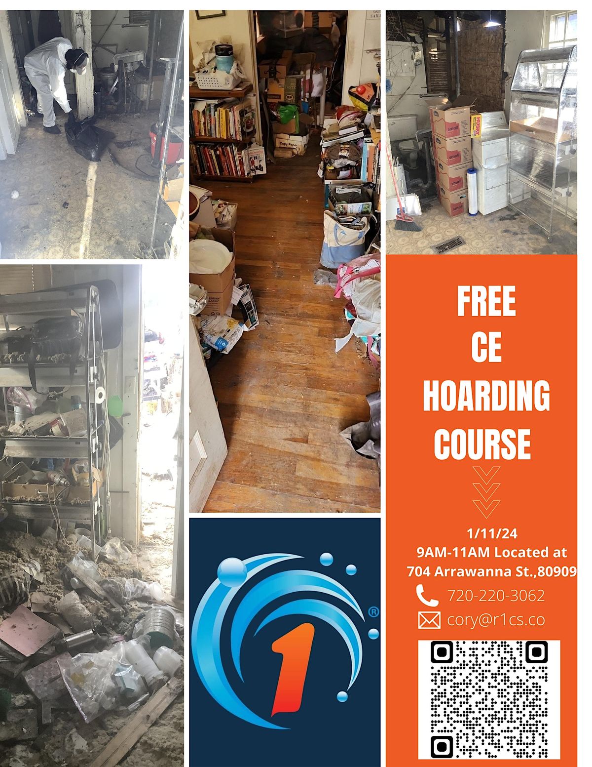 CE Hoarding Course!, Restoration 1- CS, Colorado Springs, 11 January ...