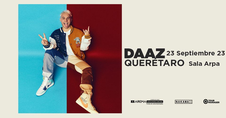 DAAZ en Querétaro., Sala Arpa, Santiago De Querétaro, September 23 2023 ...