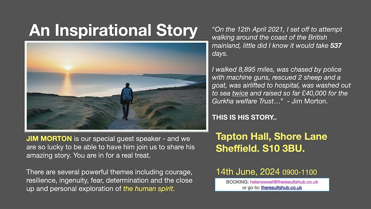 An Inspirational Story, Tapton Hall, Sheffield, 14 June 2024 | AllEvents