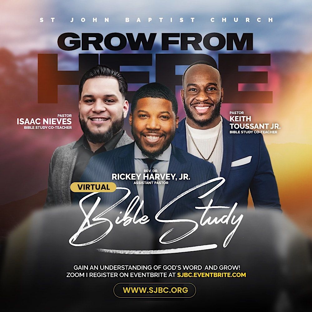 Bible Study - Mondays on Zoom, January 3 to December 30 | Online Event ...