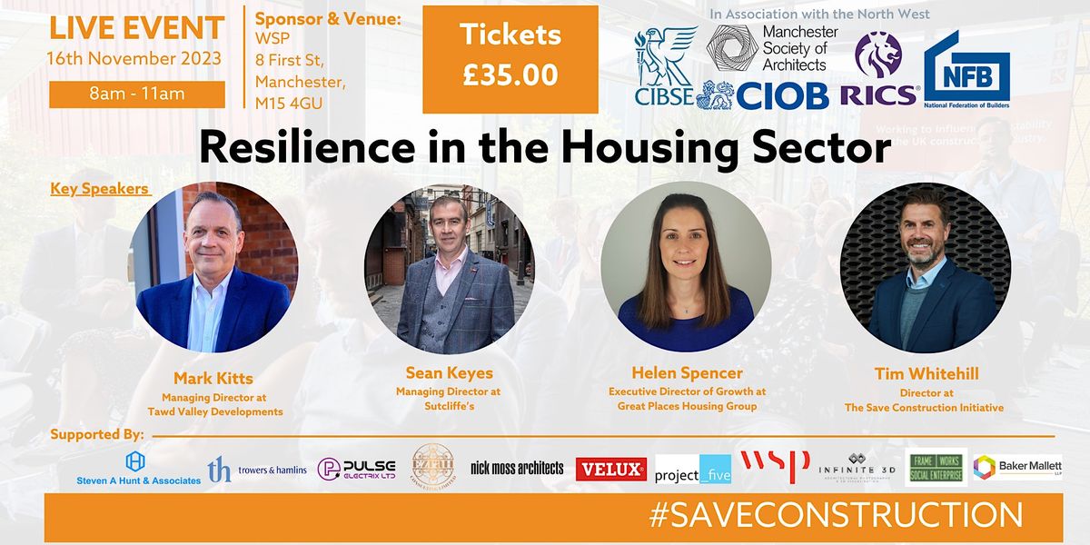 Resilience in the Housing Sector, WSP, Manchester, 16 November 2023 ...