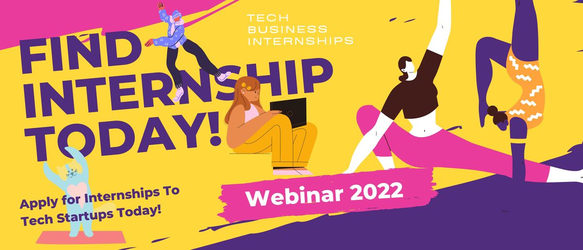 Tech | Startup | Sales | Business | Internships Webinar 2023, December 6 2023 | Online Event ...