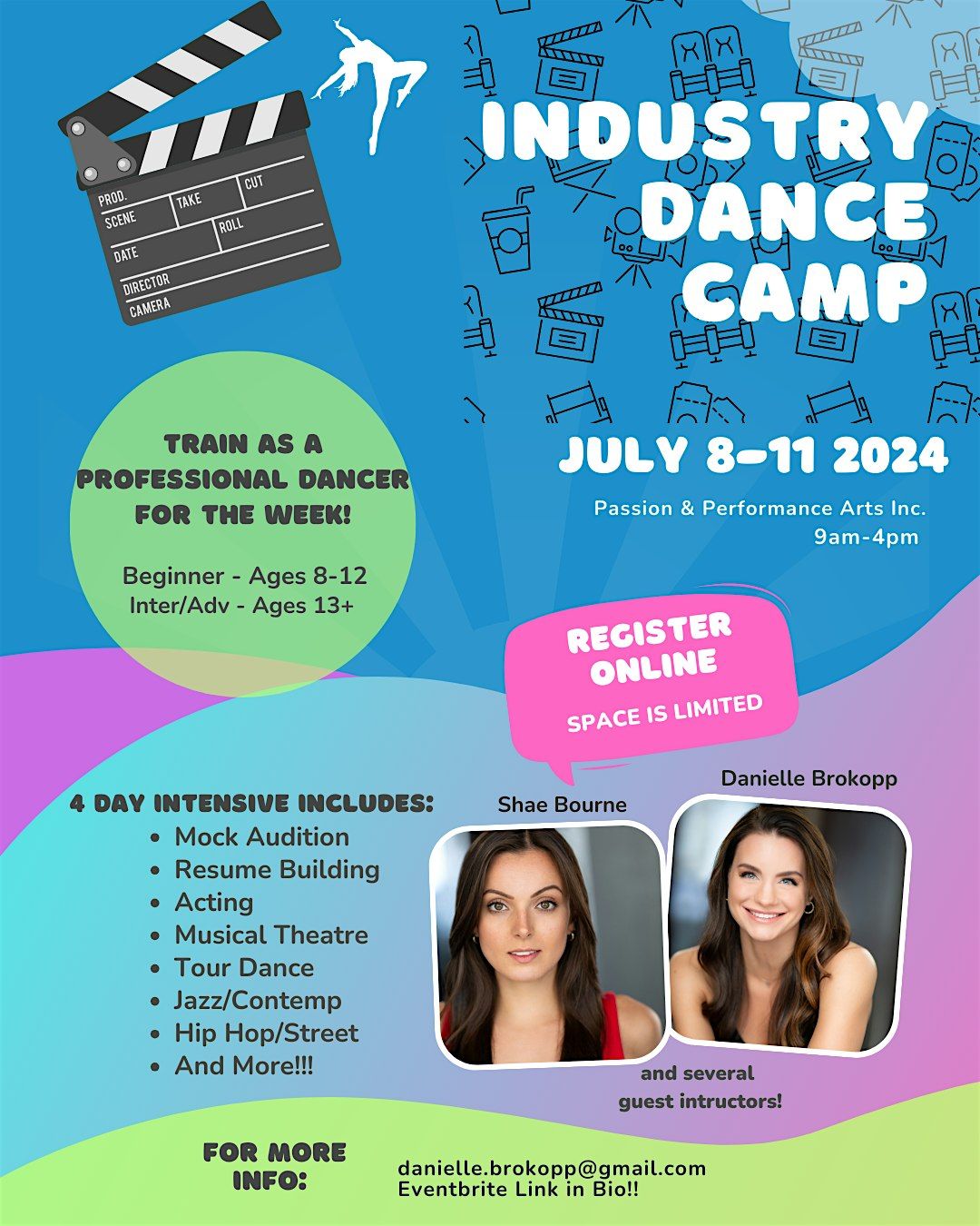 Industry Dance Camp, Passion and Performance Studio Vancouver, 8 July ...