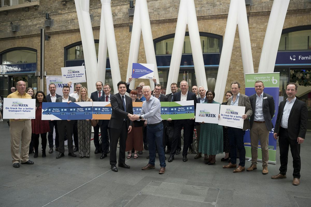 Better Transport Week Kick-off, King's Cross, London, 17 June 2024 ...