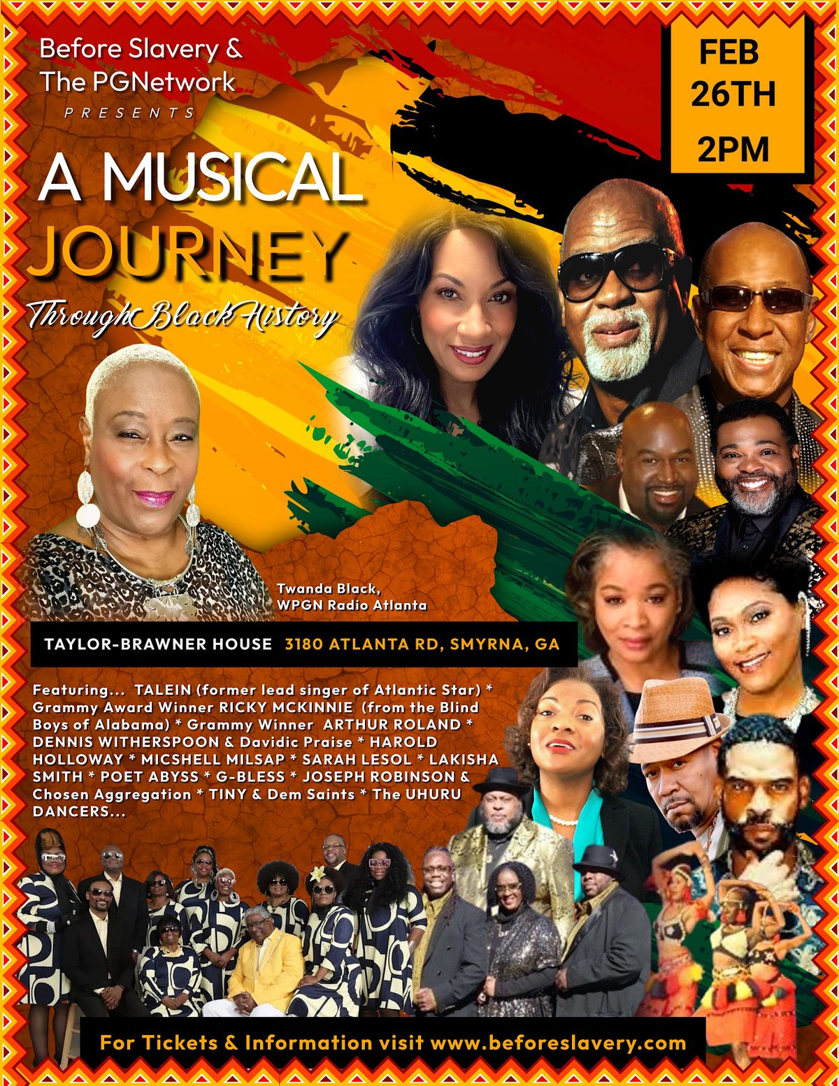 Musical Journey Through Black History ~Before Slavery Museum & PG ...