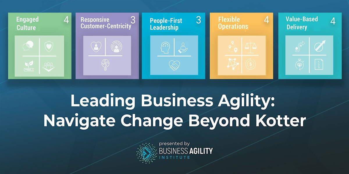 Leading Business Agility: Navigate Change Beyond Kotter (May 8 & 9 ...