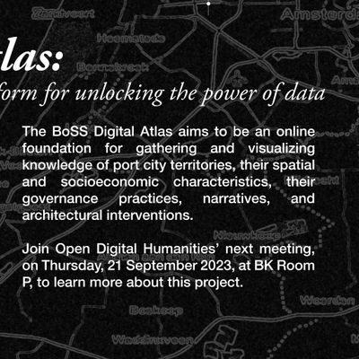 BoSS Atlas: A geospatial platform for unlocking the power of data, TU ...
