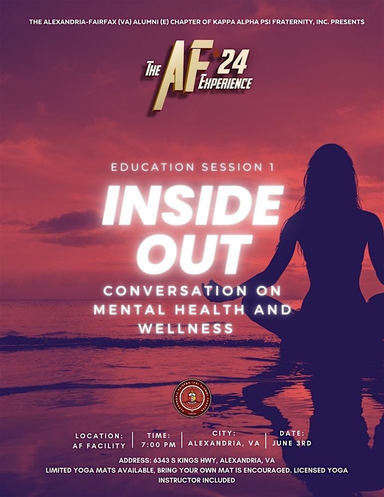 Inside Out Education Session - AF Experience 24, 6343 S Kings Hwy, Alexandria, 3 June 2024 ...