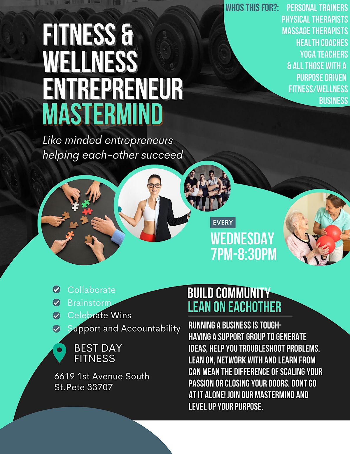 Fitness & Wellness Entrepreneur Mastermind, Best Day Fitness, St. Petersburg, 4 October 2023 ...