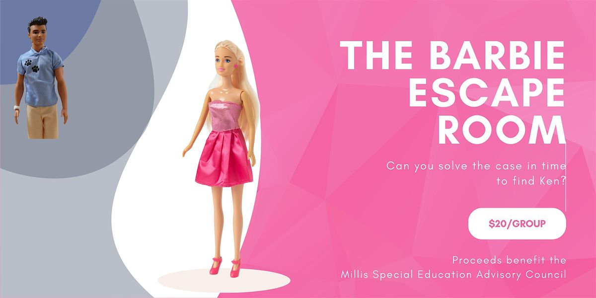 Barbie Escape Room, Millis Public Library, 16 March 2024 | AllEvents