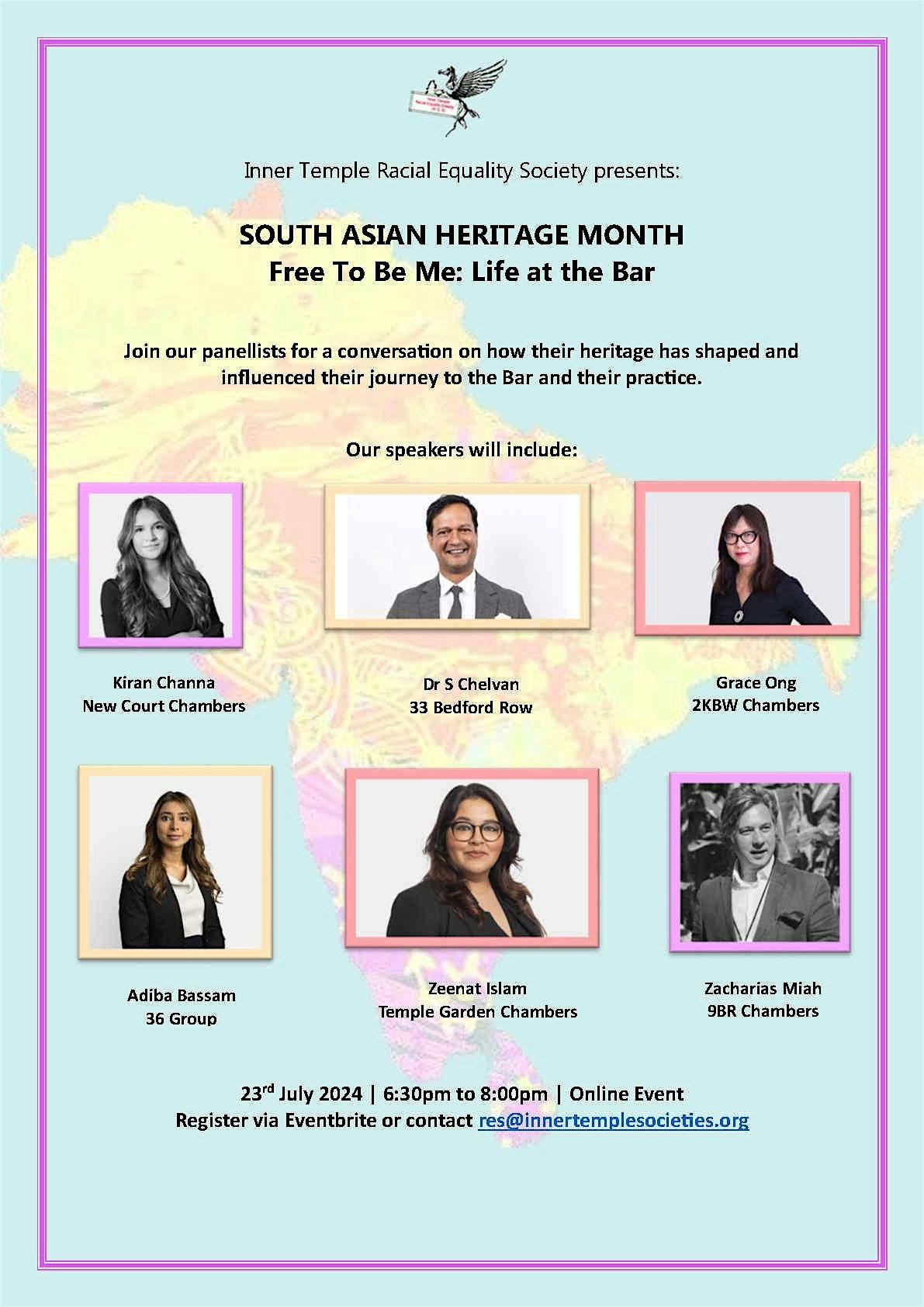 SOUTH ASIAN HERITAGE MONTH- Free To Be Me: Life at The Bar, July 23 ...