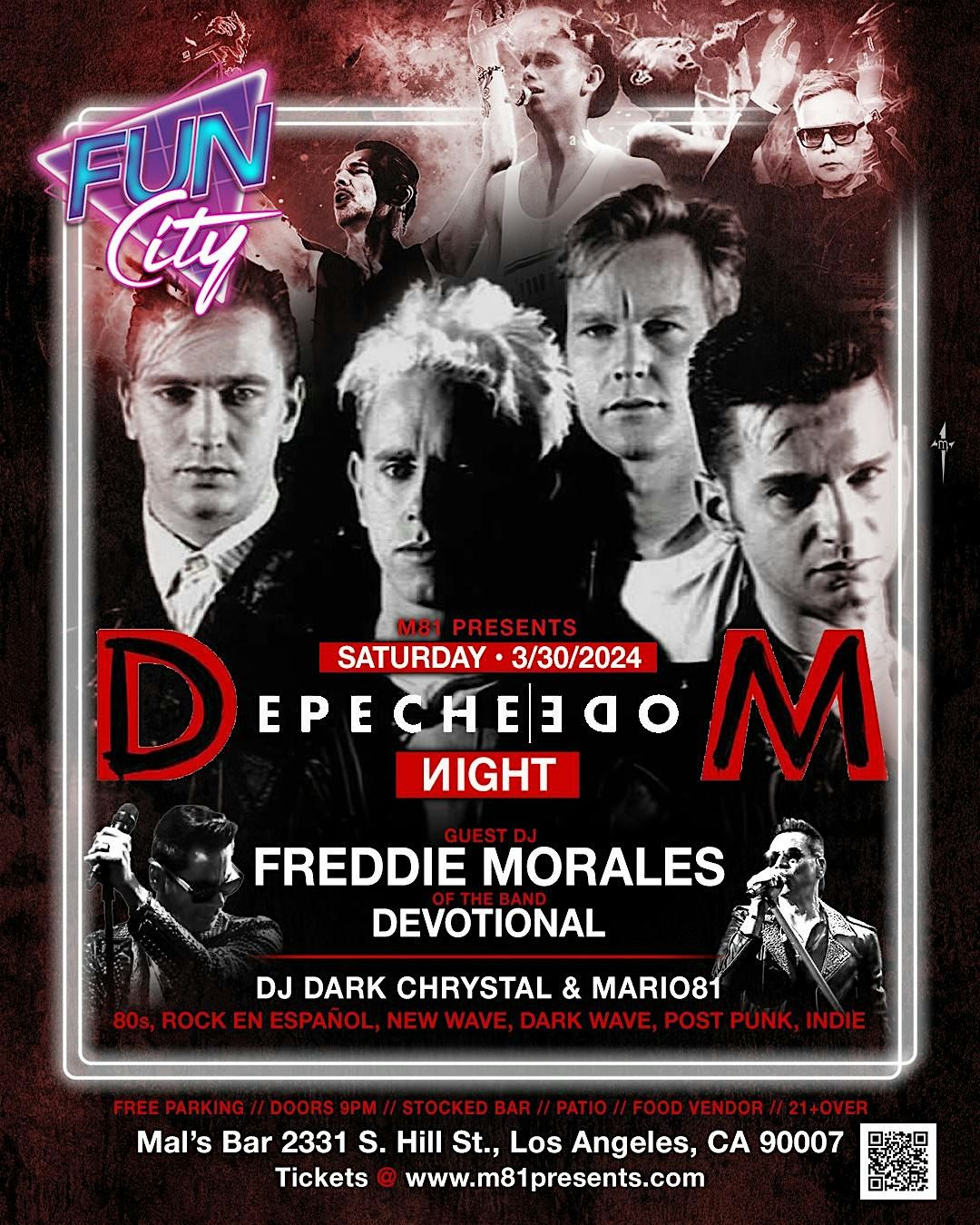Depeche Mode Night, Mal's Bar, Los Angeles, 31 March 2024 | AllEvents
