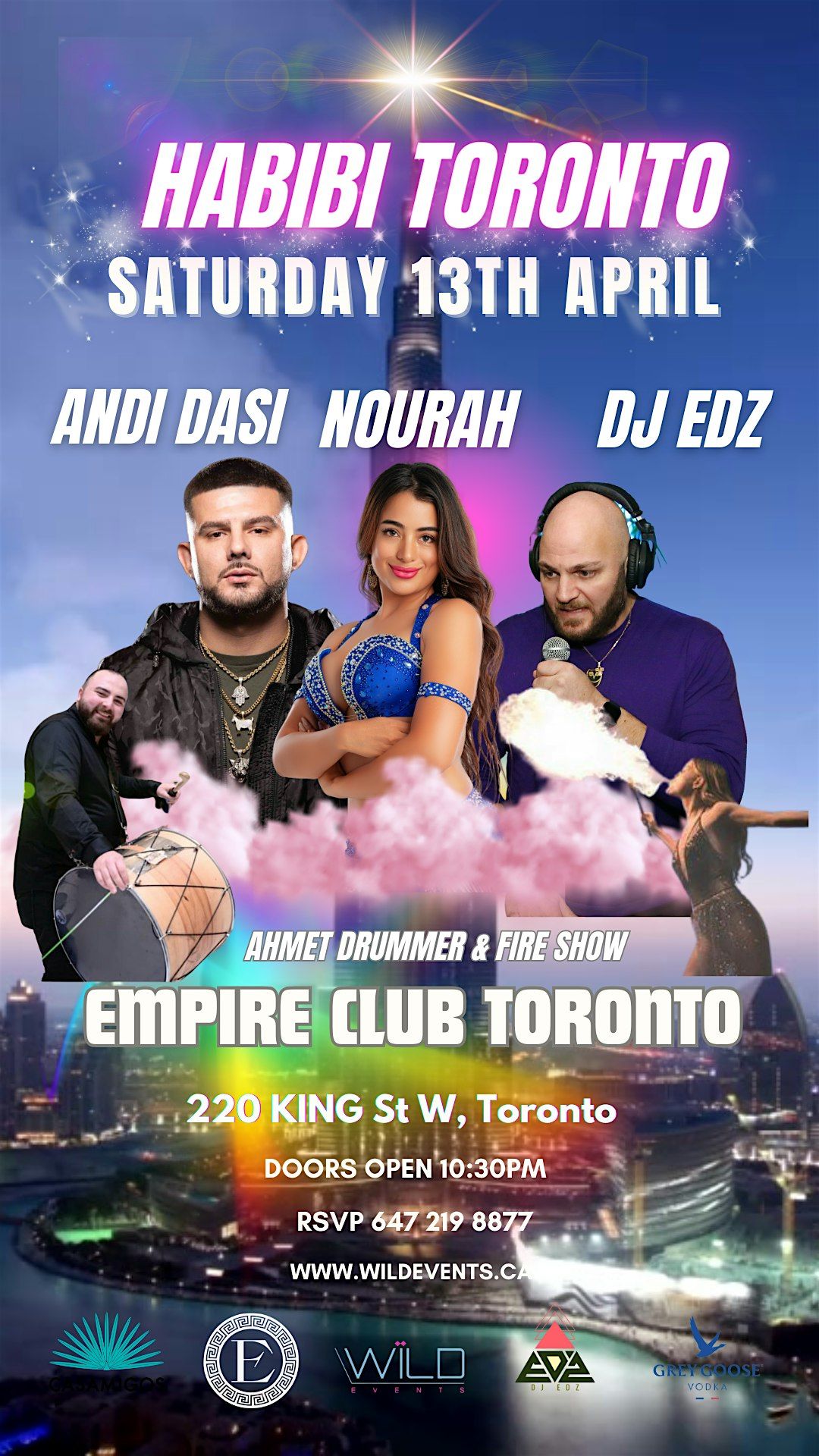 HABIBI TORONTO, Empire Supper Club, Toronto, 13 April to 14 April ...