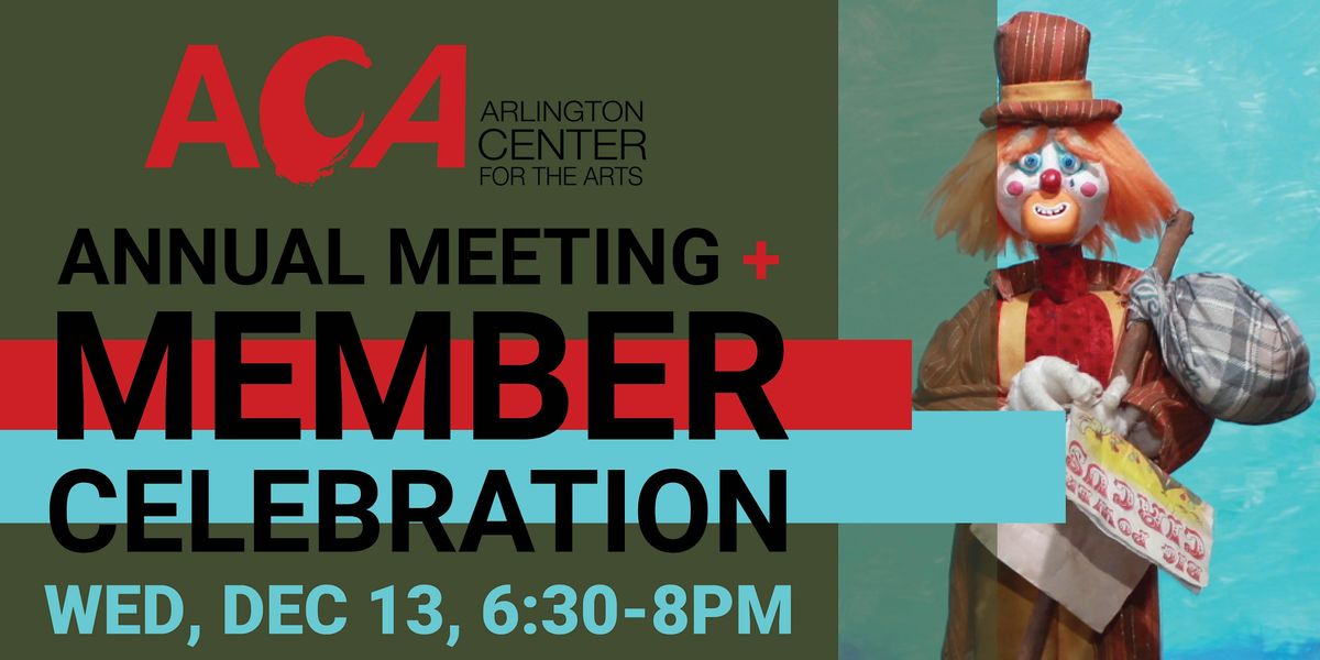 ACA Annual Meeting + Member Celebration 2023, Arlington Center for the ...