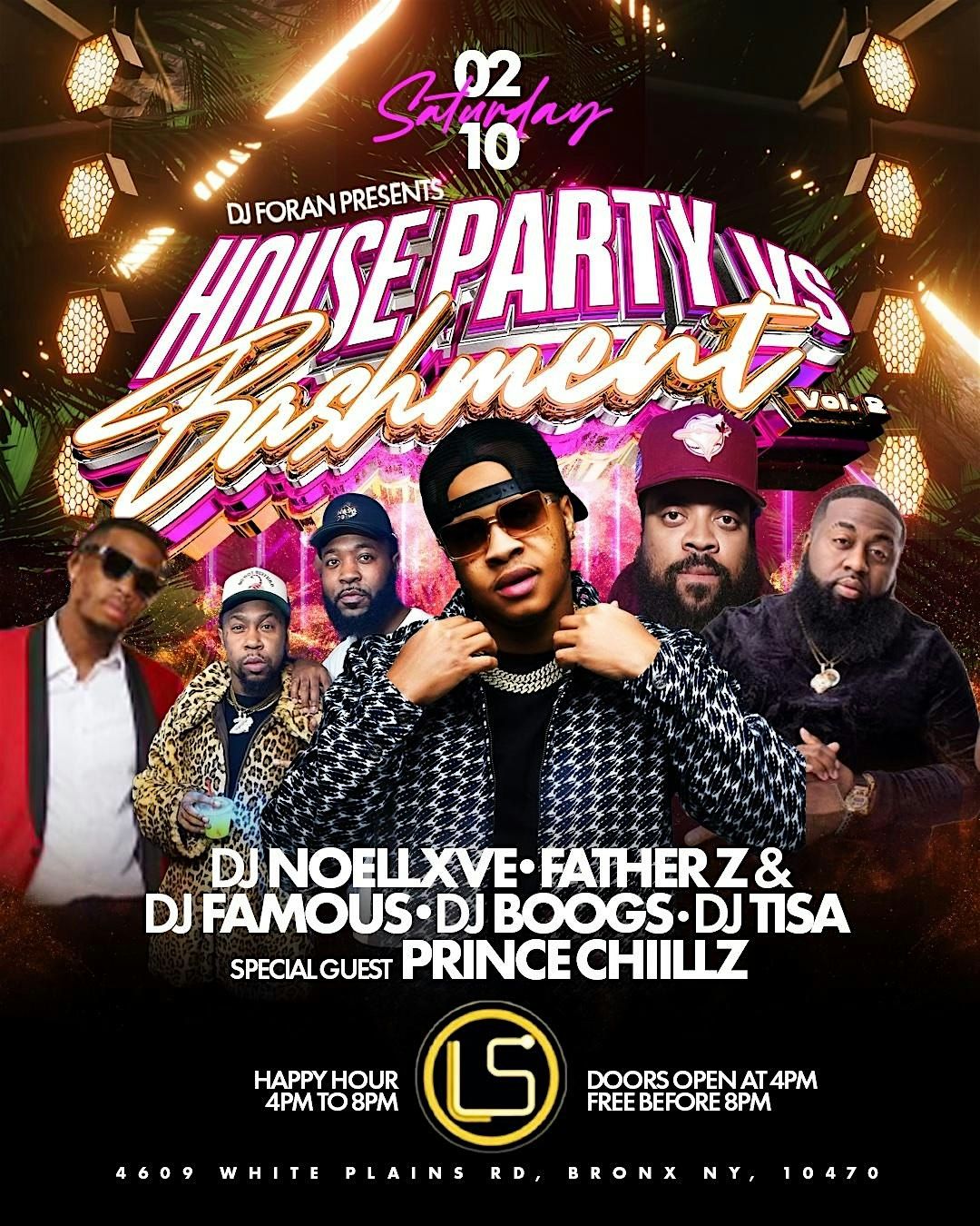 DJ FORAN PRESENTS HOUSE PARTY VS BASHMENT VOL II, Last Stop Bar & Grill ...