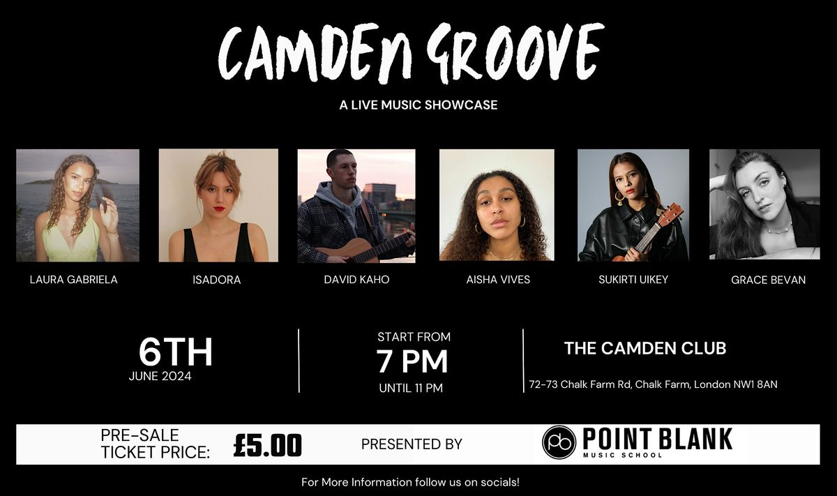 Camden Groove, The Camden Club, London, 6 June 2024 | AllEvents.in
