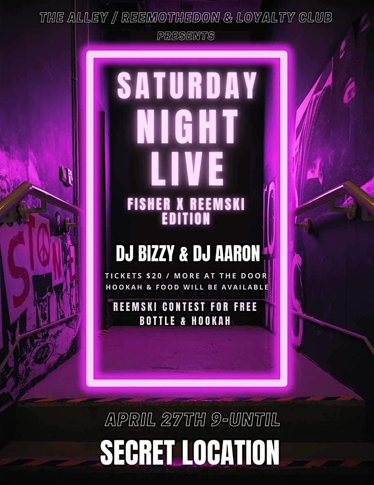 The Alley Saturday Night Live Fishe x Reemski Edition, 1519 Decatur St ...