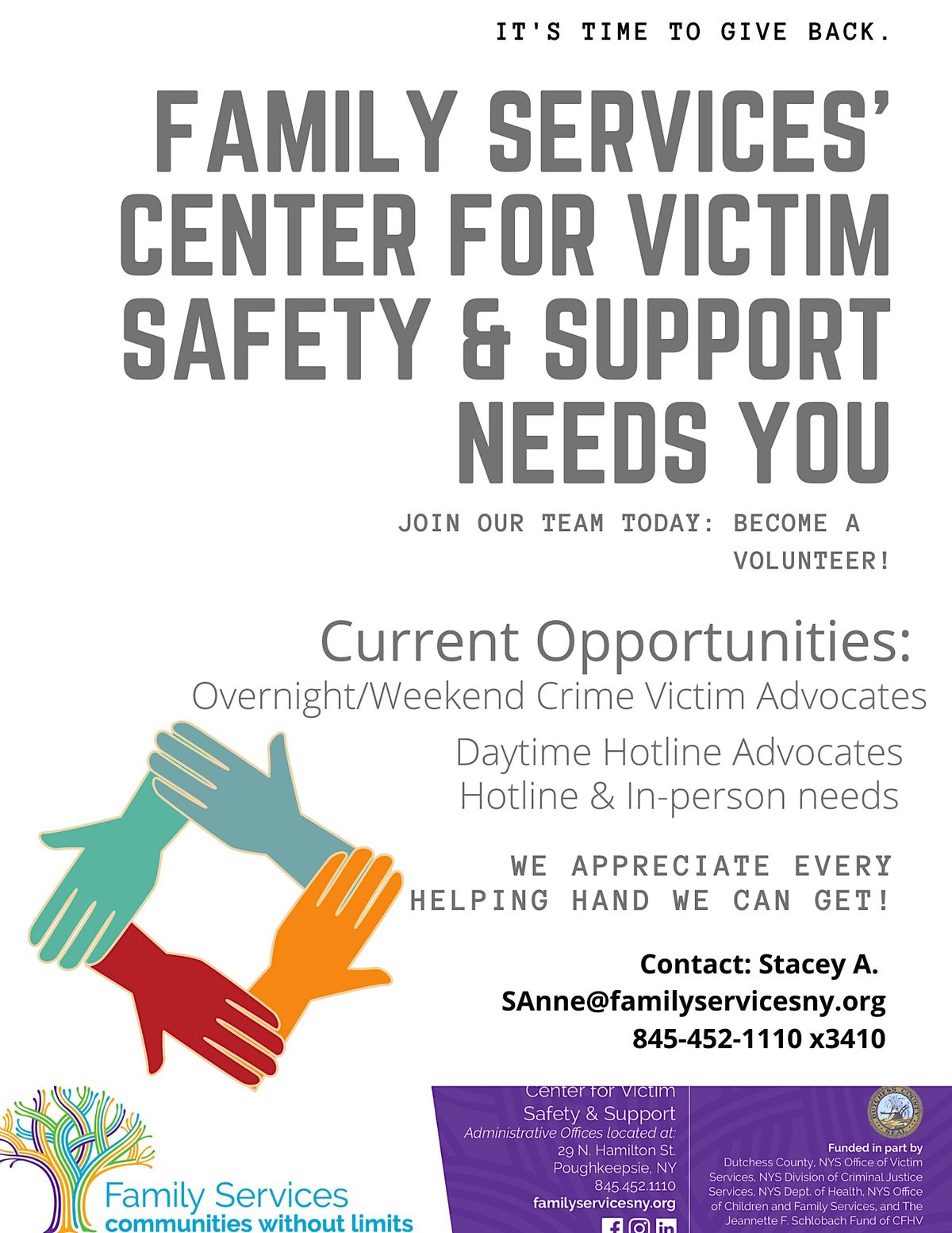 Center for Victim Safety & Support - Volunteer Victim Advocate Info ...