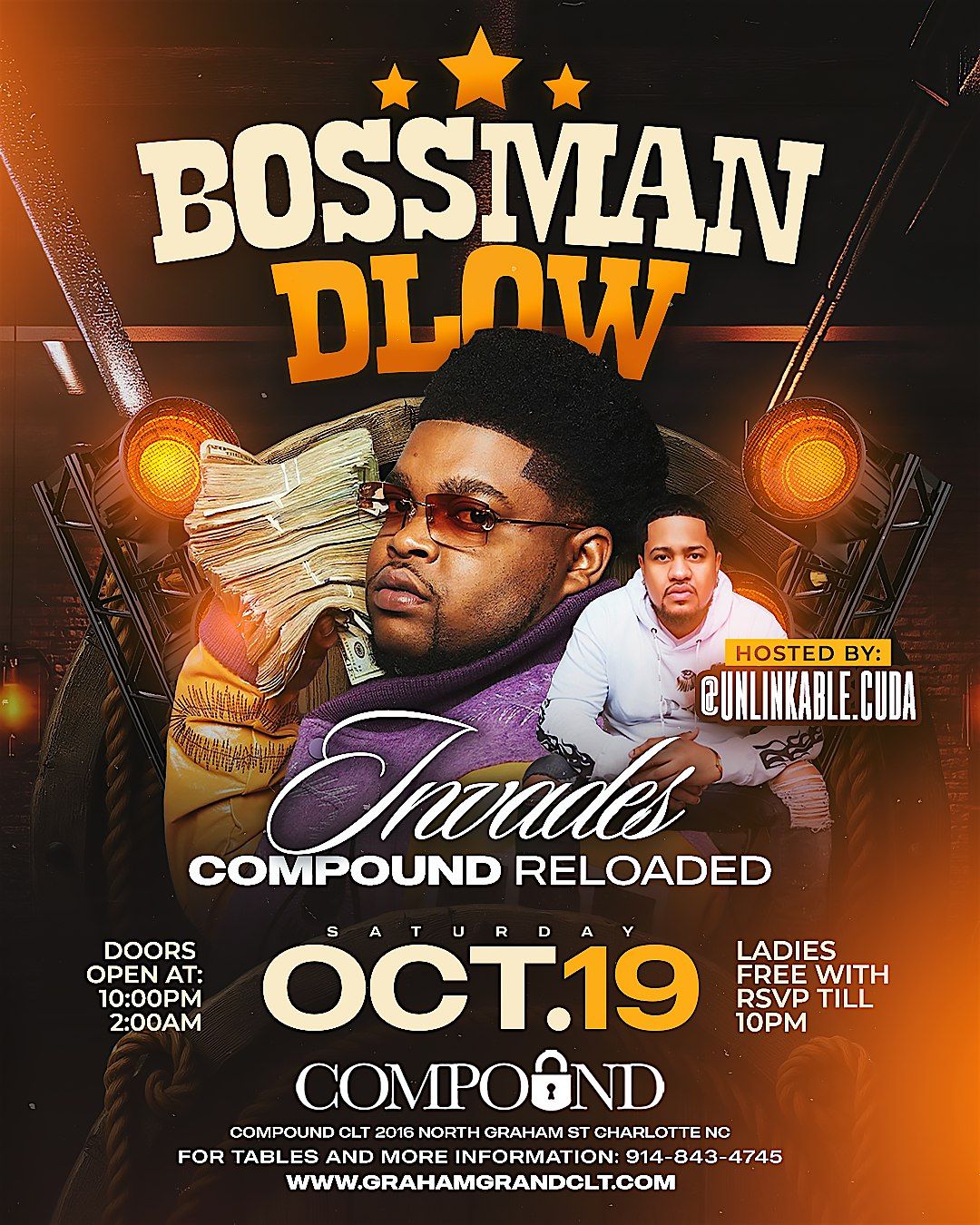 Boss man dlow invades compound!, Compound Clt, Charlotte, 19 October to ...
