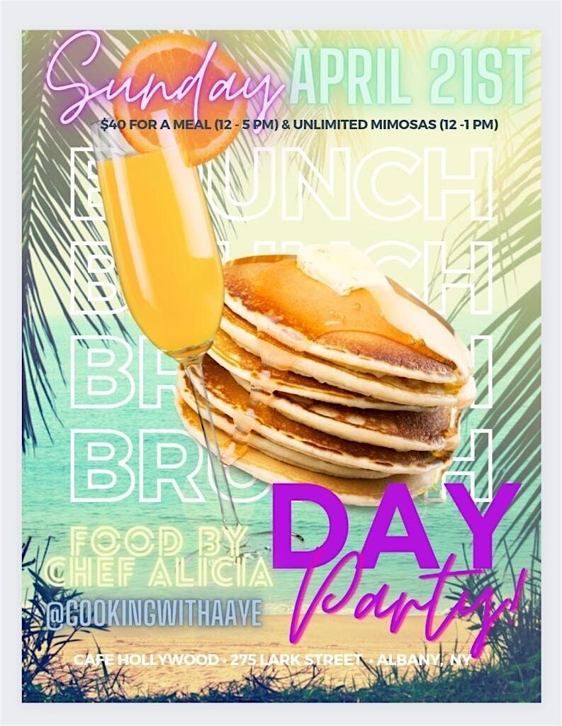Sunday Brunch Day Party, Cafe Hollywood, Albany, 21 April 2024 | AllEvents