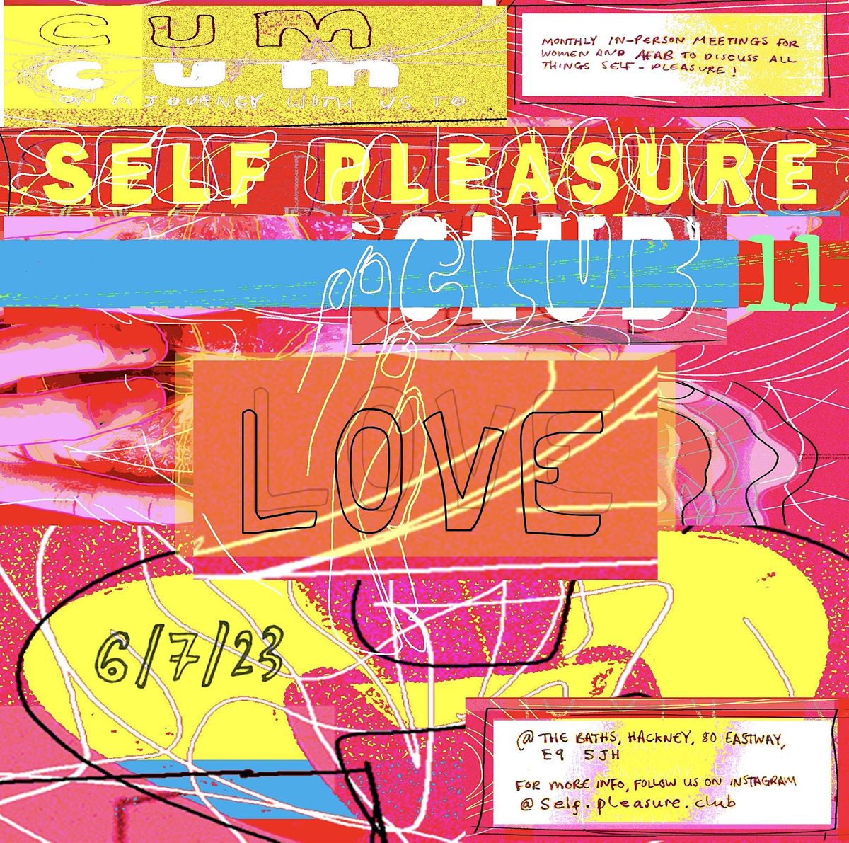 Self-Pleasure Club 11 - (Self) Love, The Baths, London, 6 July 2023 ...