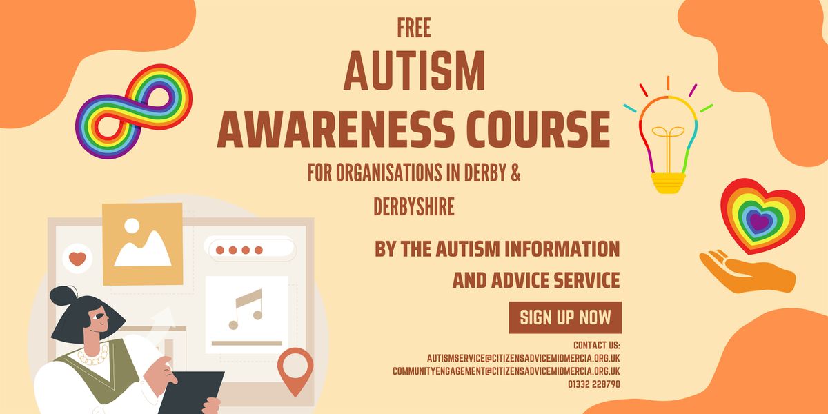 Autism Awareness Course For Organisations in Derby & Derbyshire, August ...