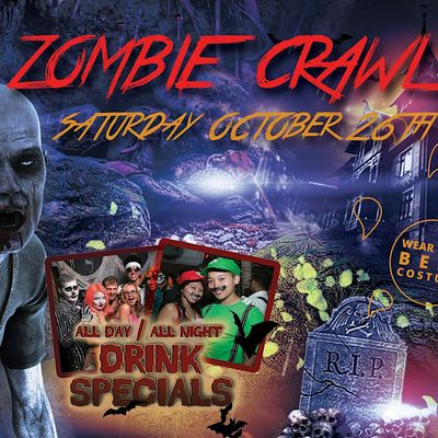 SANTA BARBARA ZOMBIE CRAWL - Halloween Bar Crawl - OCT 26th, Backstage ...