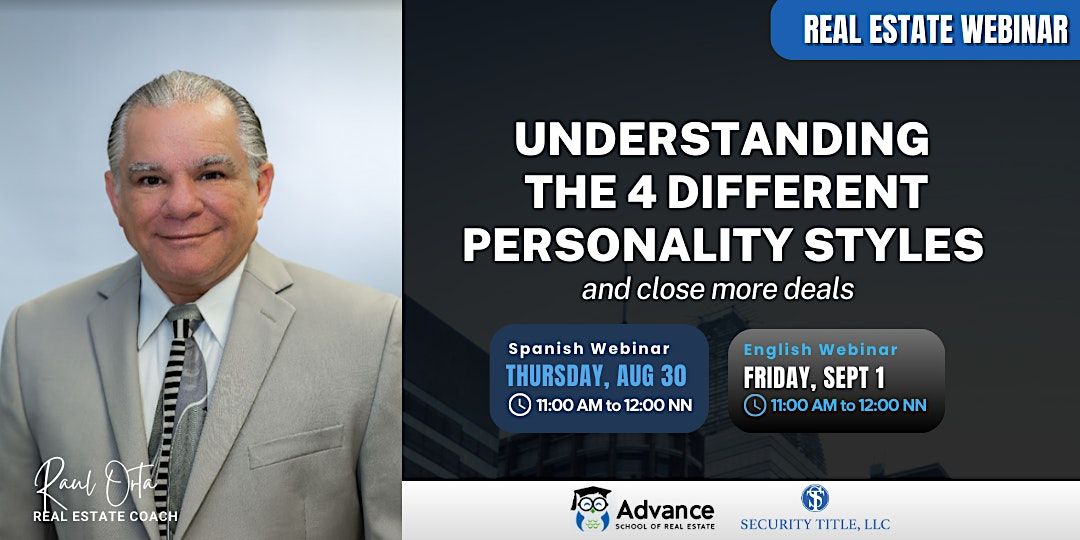 Understanding the 4 different personality styles & close more deals ...
