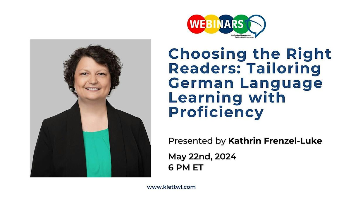 Choosing the Right Readers: Tailoring German Language Learning with ... Choosing the Right Readers: Tailoring German Language Learning with ...