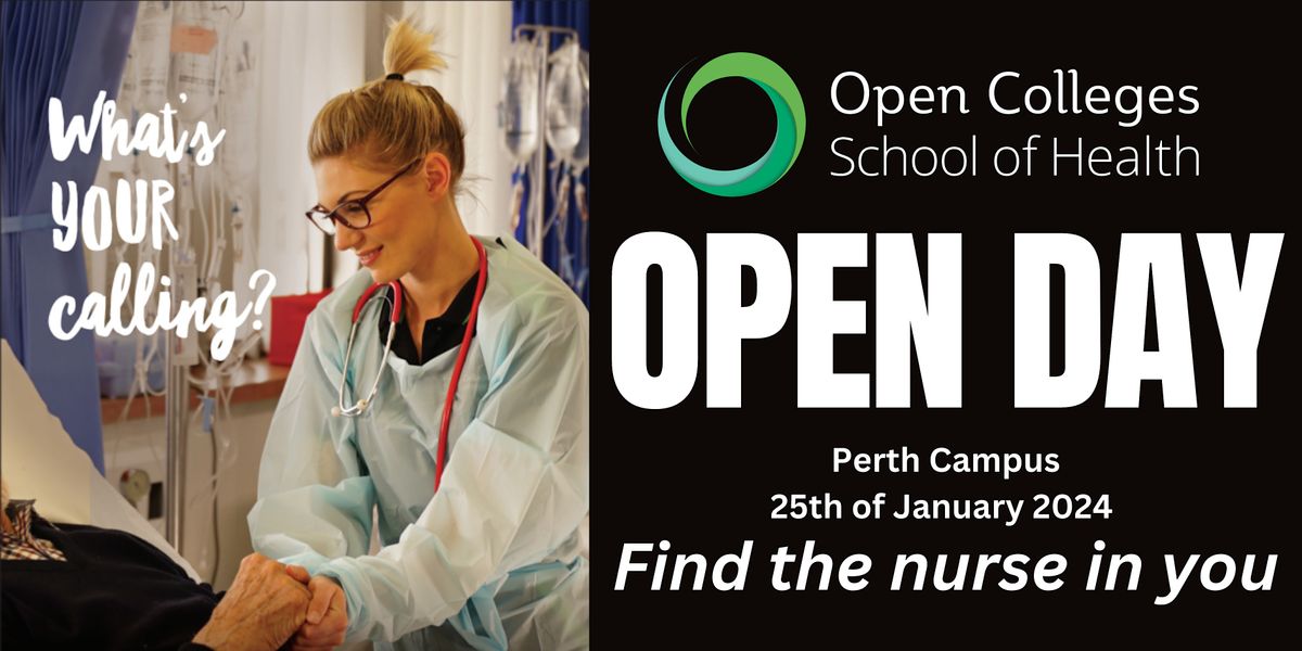 Open Colleges School of Health Perth Campus OPEN DAY, level 6/202 Pier ...