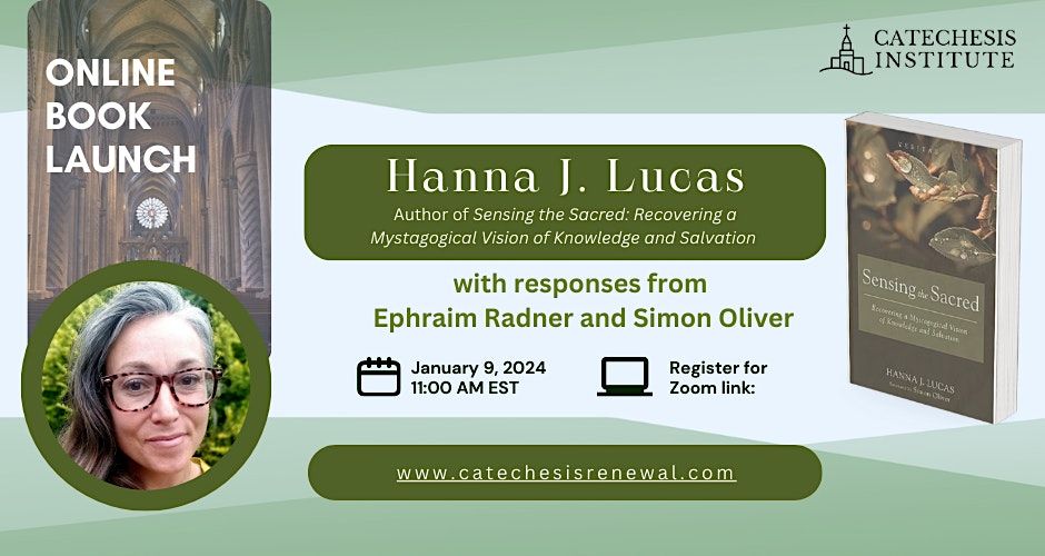 Book Launch: Sensing the Sacred by Dr. Hanna Lucas, January 9 2024 ...
