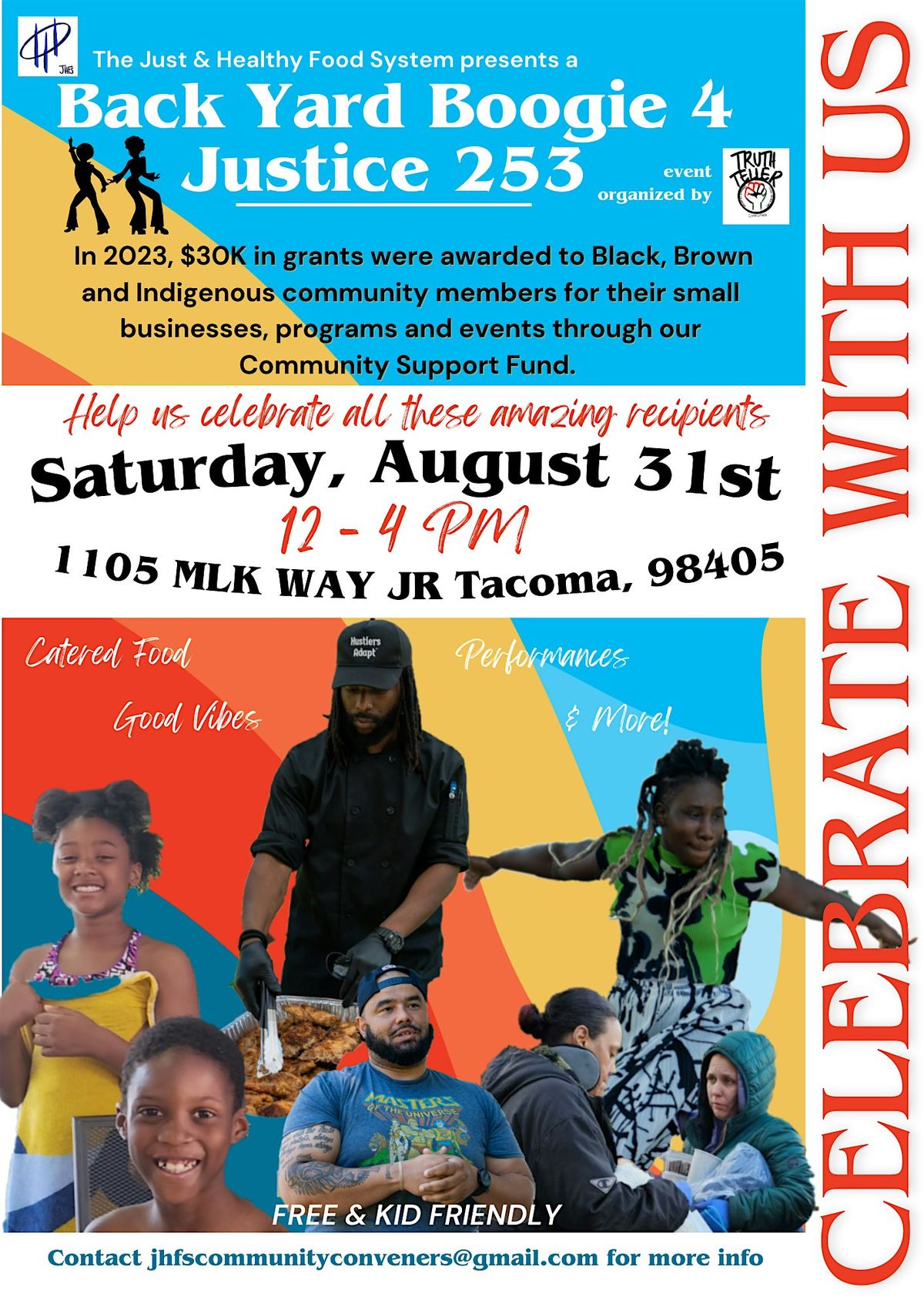 The Just & Healthy Food Systems presents a BackYard Boogie 4 Justice ...