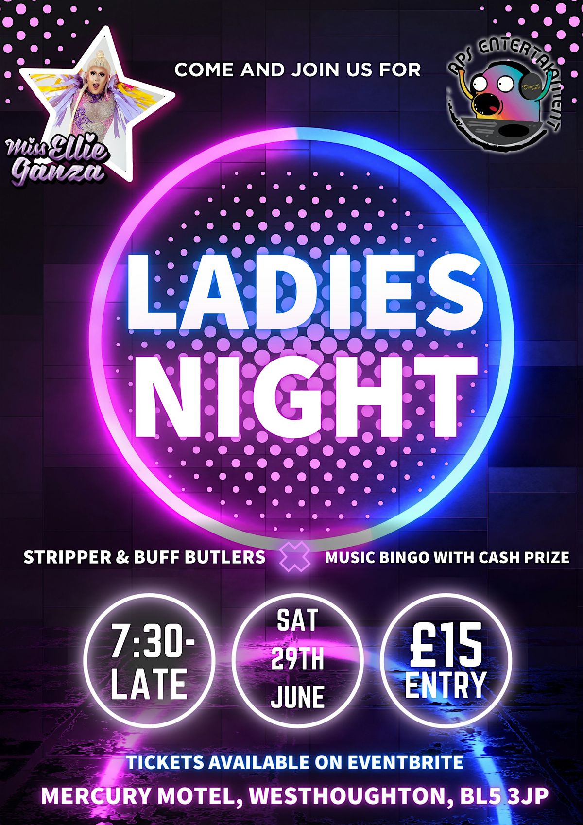 Ladies Night!, The Mercury Motel, Manchester Road, Westhoughton, Bolton ...