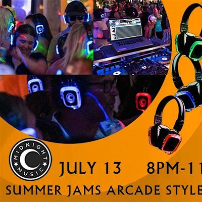 Summer Arcade Silent Party, Reboot Arcade & Bar, Dunedin, 13 July 2024 ...