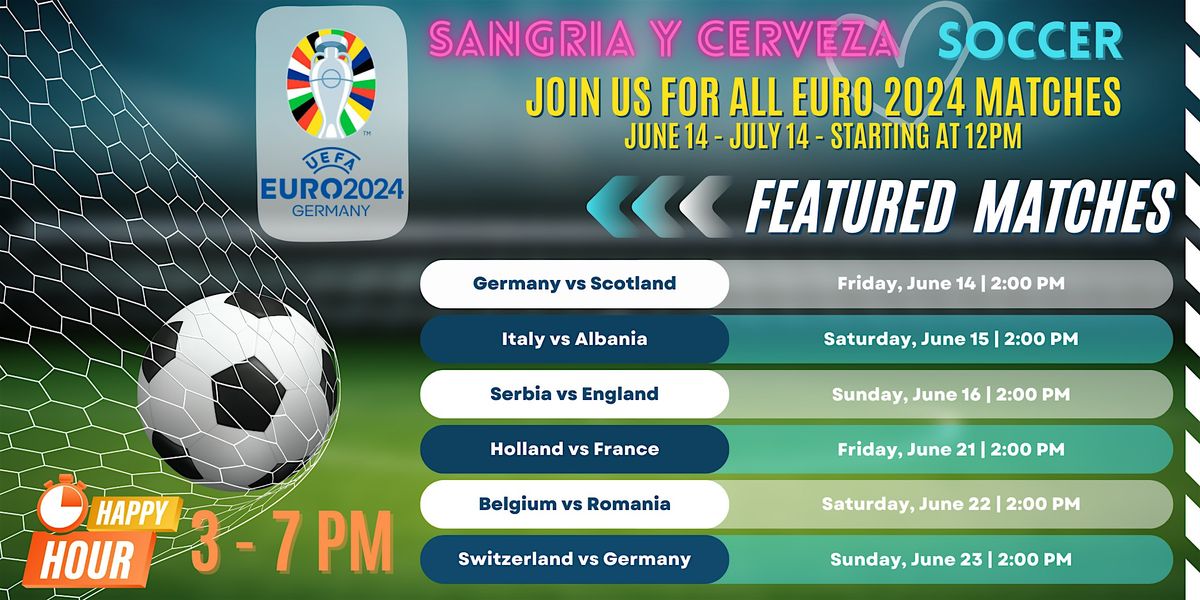 Watch Euro 2024 Matches, Sangria y Cerveza - Tapas Lounge, Plano, 14 ...