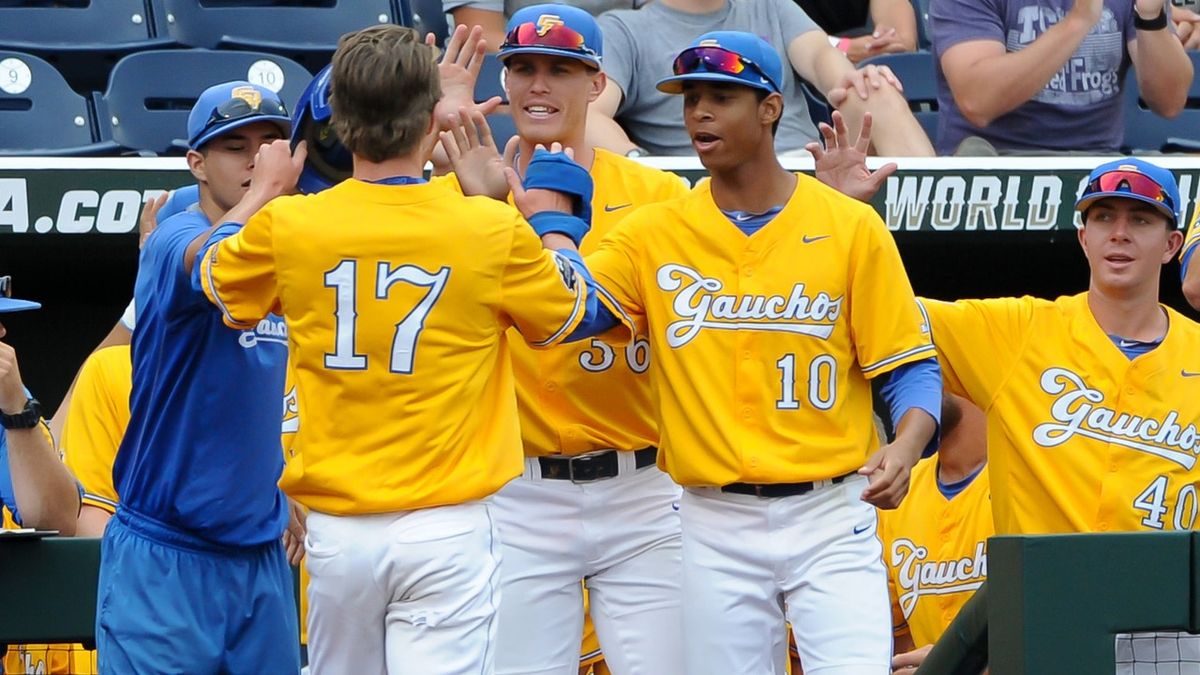 USC Trojans at Santa Barbara Gauchos Baseball at Caesar Uyesaka Stadium ...